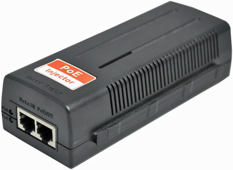 Inyectores PoE para alimentar cámaras IP, teléfono VoIP y puntos de acceso • CASADOMO