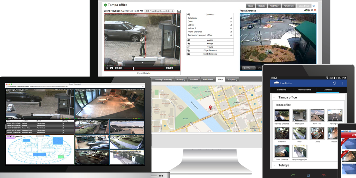 Las soluciones de videovigilancia de Hanwha Techwin se integran con SureView Immix • CASADOMO