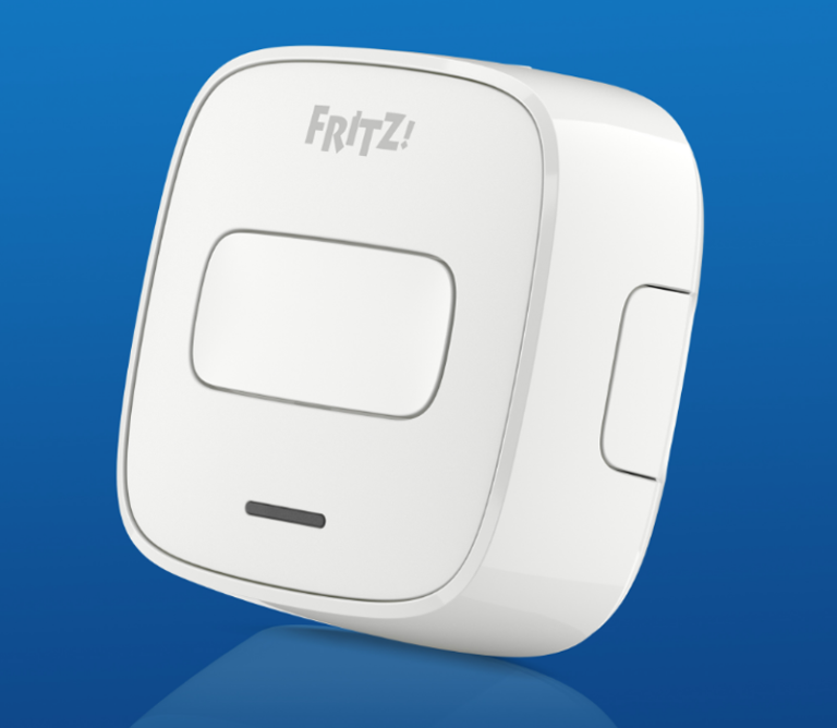 El botón inalámbrico Fritz Dect 400 controla los aparatos de los ...