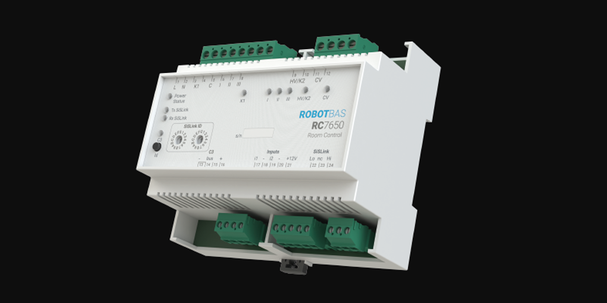 ROBOTBAS presenta su nuevo controlador de habitaciones con bus SiSLink/CAN • CASADOMO