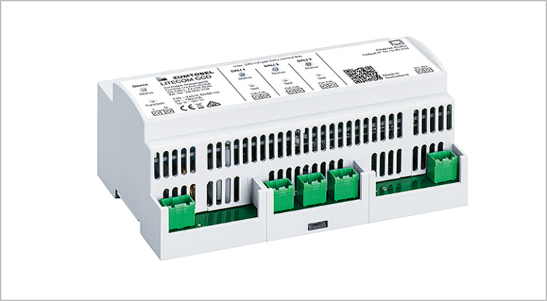 El controlador de automatización Litecom CCD de Zumtobel es compatible con DALI-2 • CASADOMO