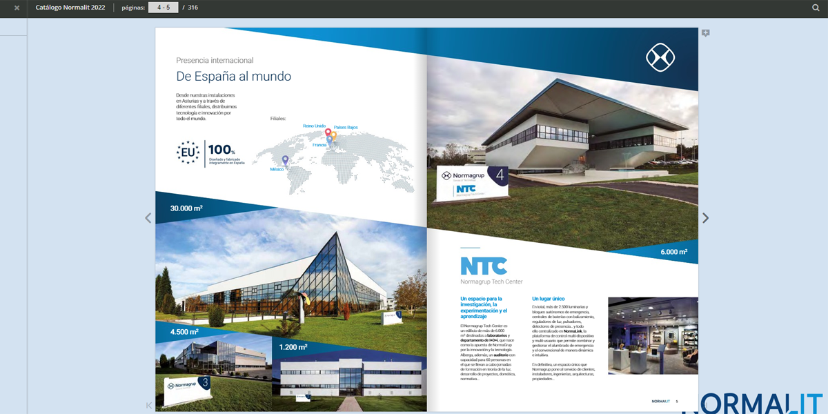 Disponibles los nuevos catálogos interactivos de Normalux y Normalit ...