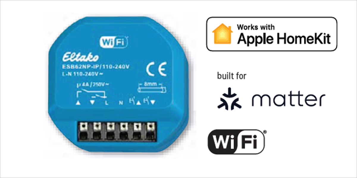 Disponible el nuevo actuador de persianas con wifi de la serie 62-IP de Eltako • CASADOMO