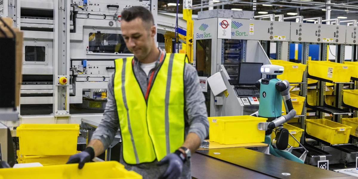 Amazon lanza un sistema robótico en uno de sus centros en Houston para ...