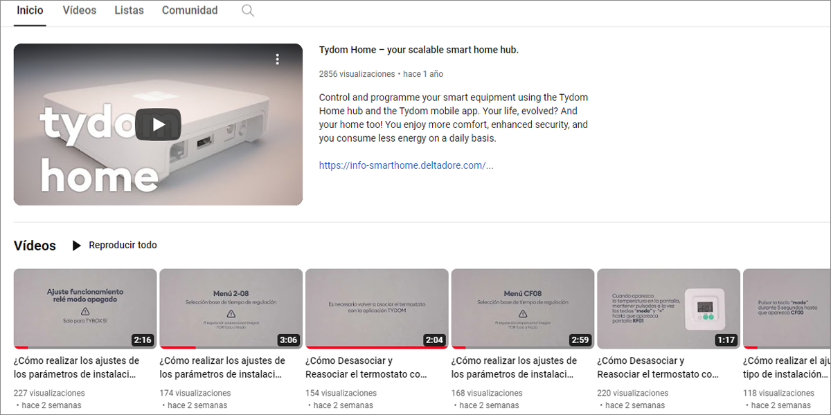 Delta Dore incorpora nuevos videotutoriales en su canal de YouTube para ...