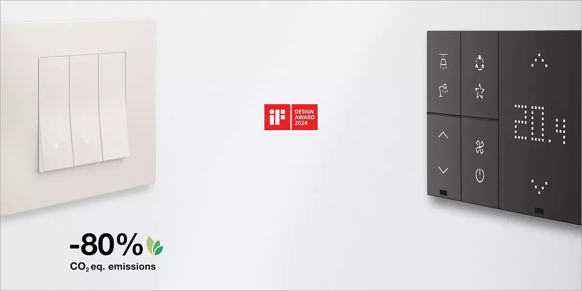 vimar-serie-linea-galardonada-diseno-if-design-award-portada • CASADOMO