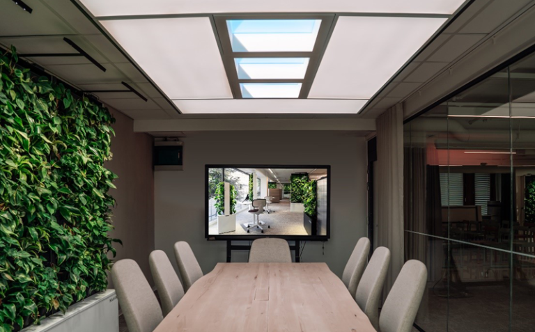 La solución de iluminación natural NatureConnect de Signify puede ...