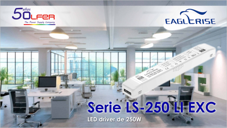 La serie LS-250 LI EXC amplía el catálogo de LED drivers del distribuidor Electrónica OLFER ...
