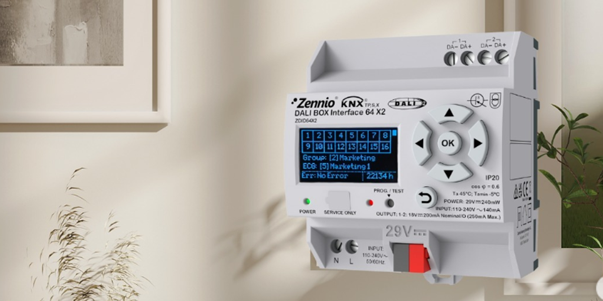 El DALI BOX Interface 64 2X de Zennio gestiona la iluminación en ...