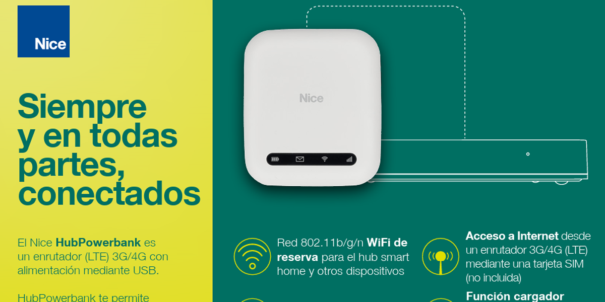 Nice HubPowerbank • CASADOMO